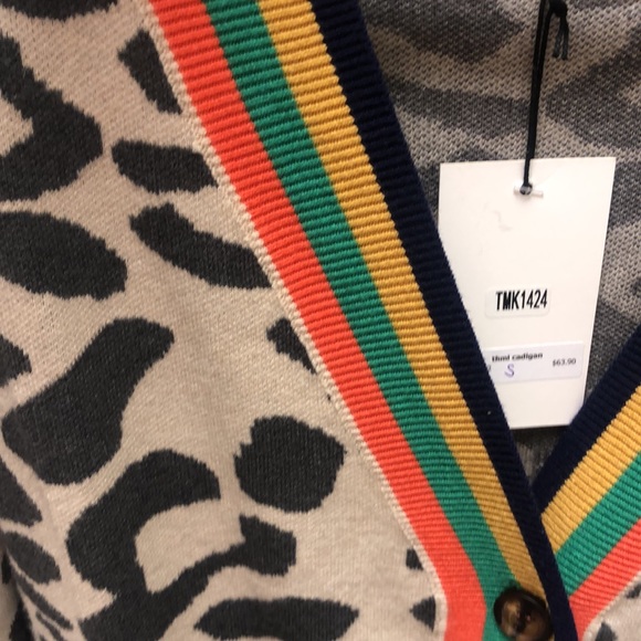 THML | Sweaters | Thml Leopard Cardigan Button Up New With Tags | Poshmark